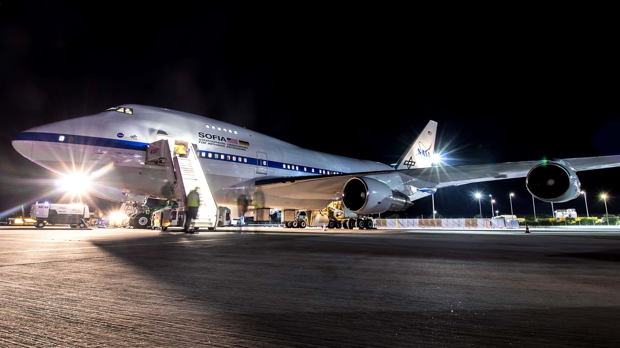 Letzter Einsatz für SOFIA: Der Jumbo mit Loch im Rumpf geht in Rente