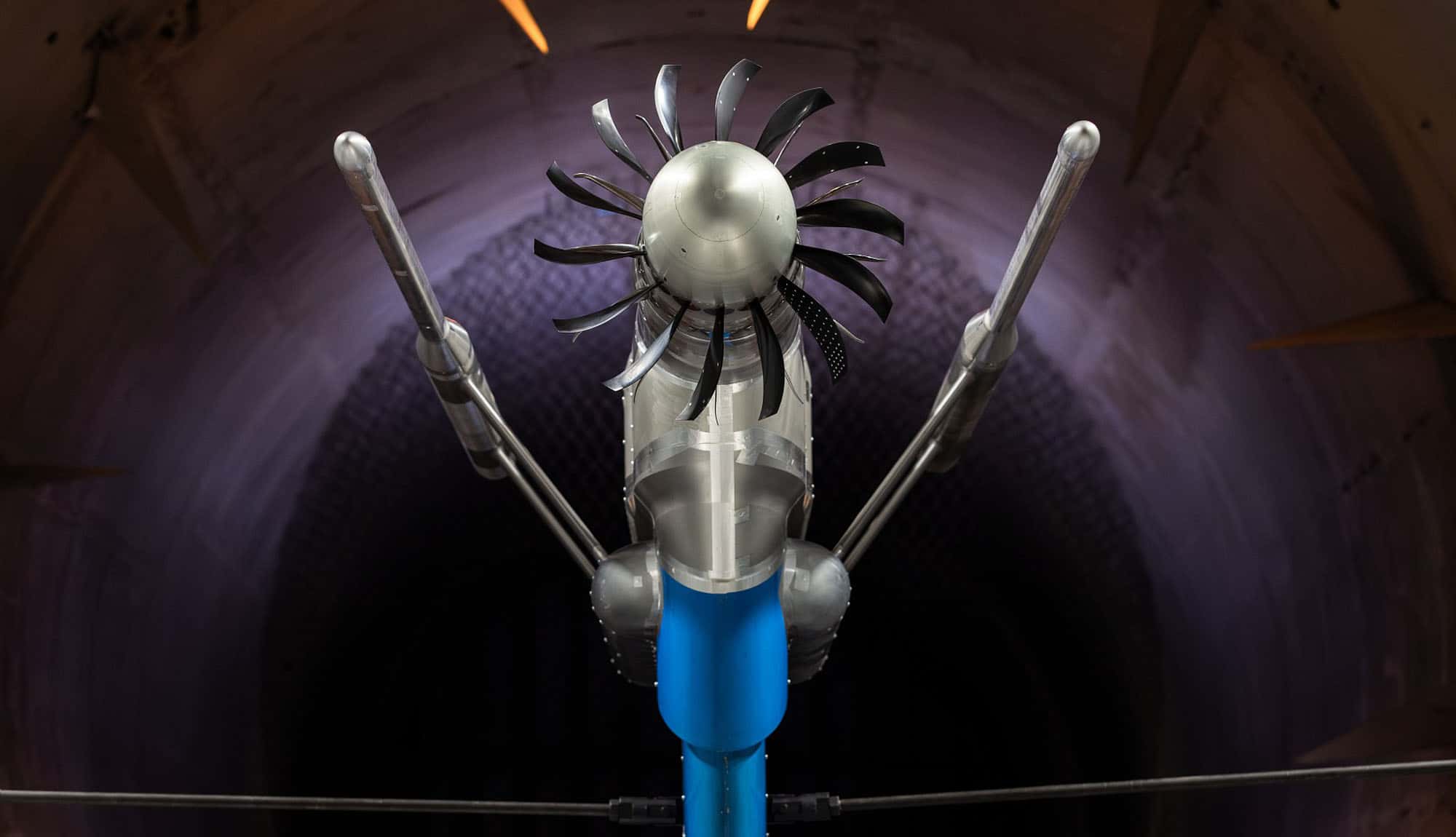 Open Fan von Safran im Windkanal