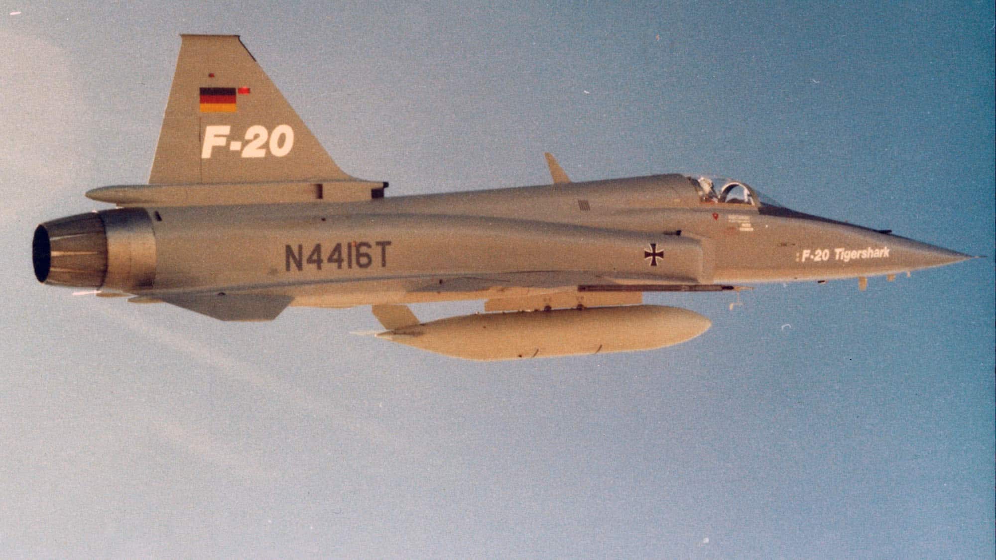 Auch keine Chance in Deutschland: Northrop F-20 Tigershark