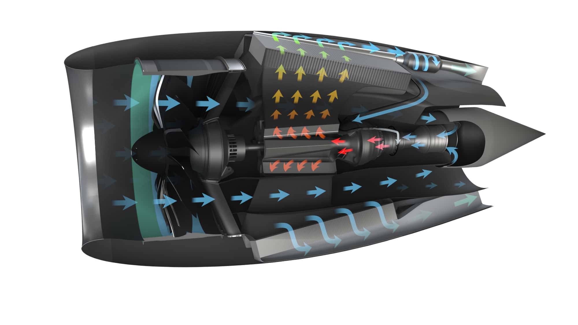 Wasserstoff-Turbofan verspricht hohe Effizienz